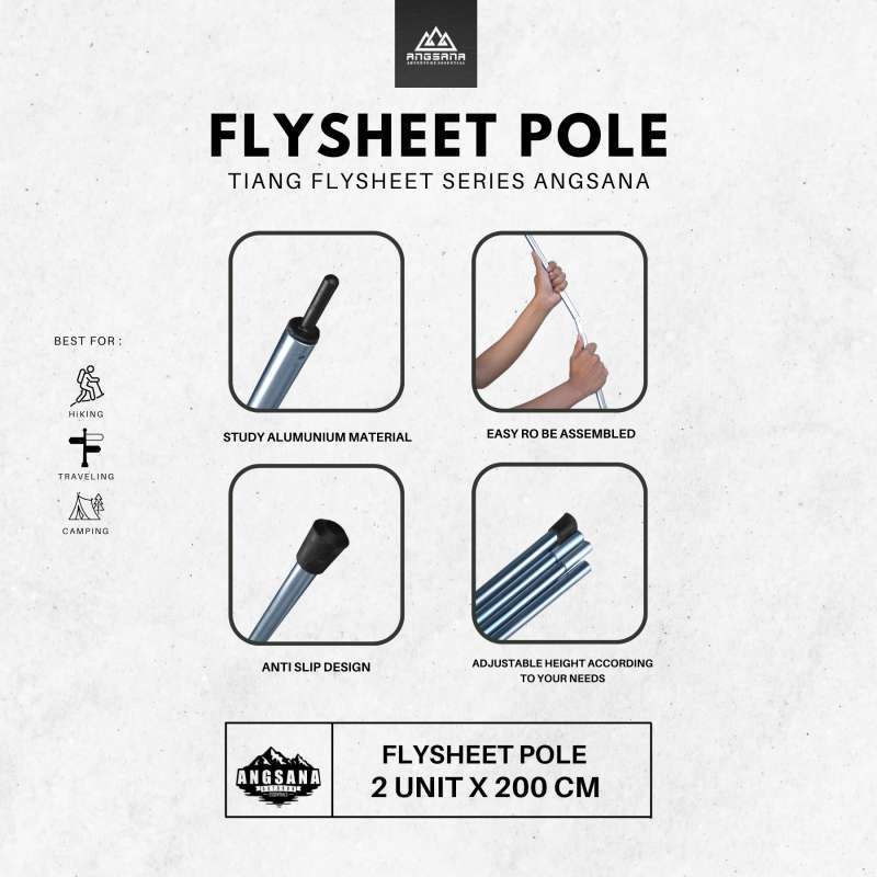 Jual Tiang Flysheet Angsana | Flysheet Pole di Seller Angsana Outdoor ...