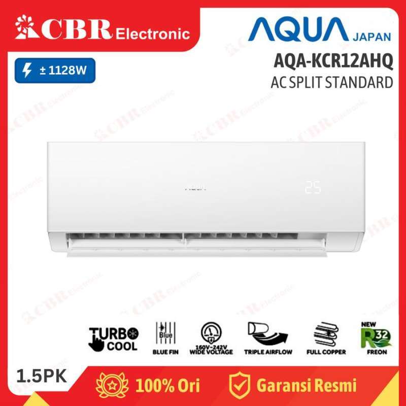 Jual Ac Split Aqua Standard 1.5pk Aqa-kcr12ahq (r-32) Di Seller Cbr ...