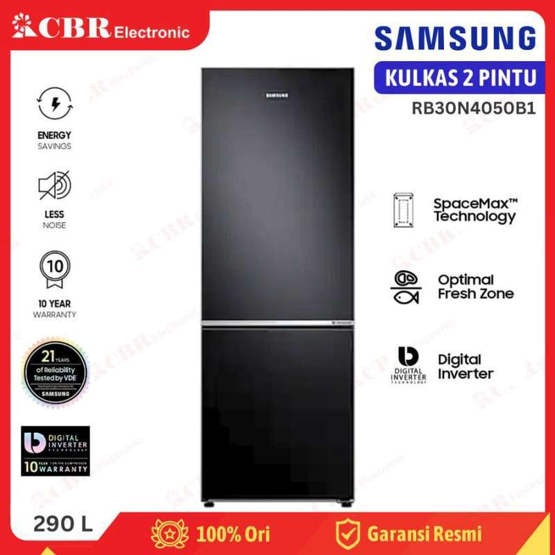 Jual Kulkas SAMSUNG 2 Pintu Bottom Freezer RB30N4050B1 (290L / Inverter ...