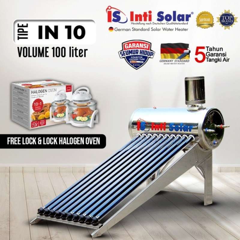 Promo Solar Water Heater Inti Solar Tipe Is 10 Ce (100 Lt) Hanya ...