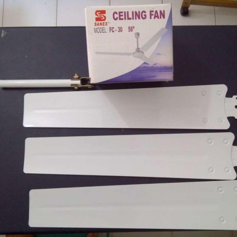 Promo Kipas Baling Besi/ceilling Fan Sanex Fc-30-56in-cdm Diskon 23% Di ...