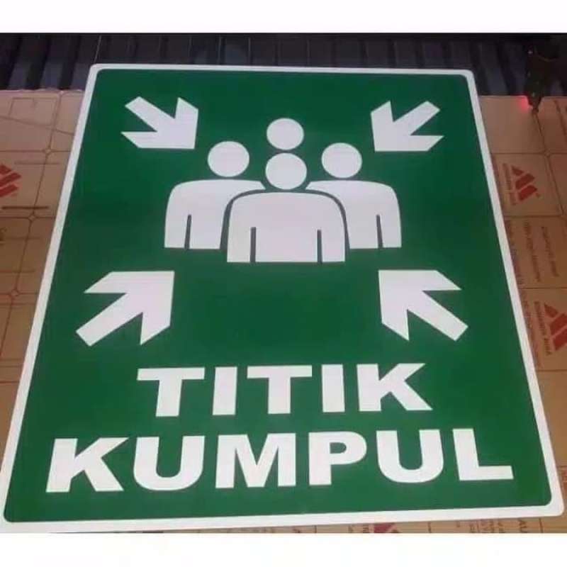 Jual Sign Label Acrylic Titik Kumpul, Titik Kumpul Akrilik Di Seller ...