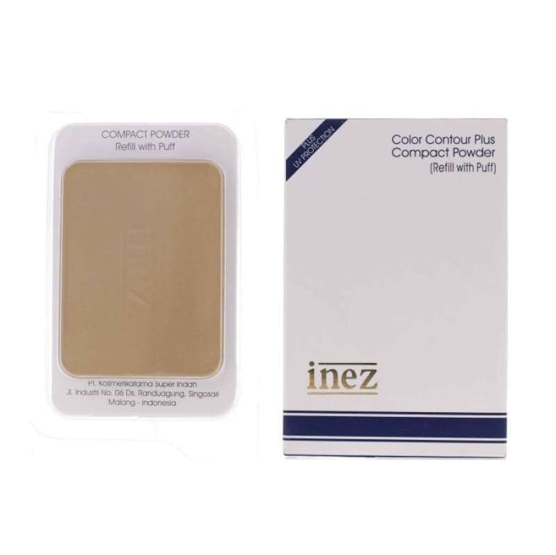 Promo Inez Ccp Compact Powder 01 Natural Glow Refill Diskon 28% Di ...