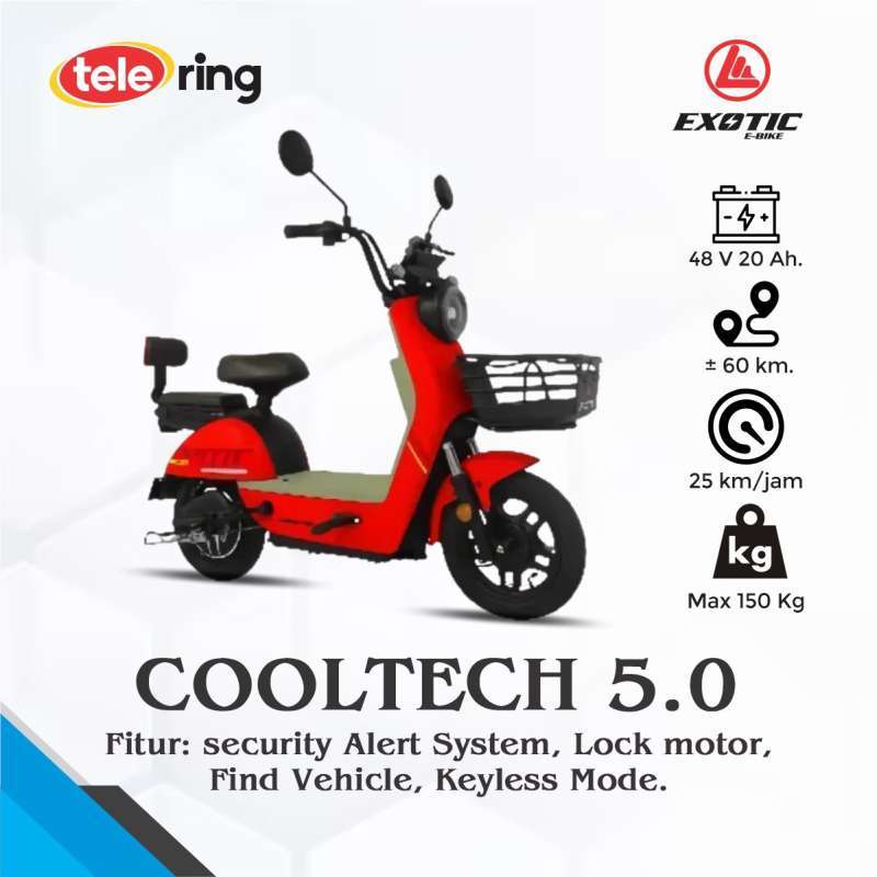 Jual Spesifikasi Sepeda Listrik Exotic Cooltech Original Terbaru ...