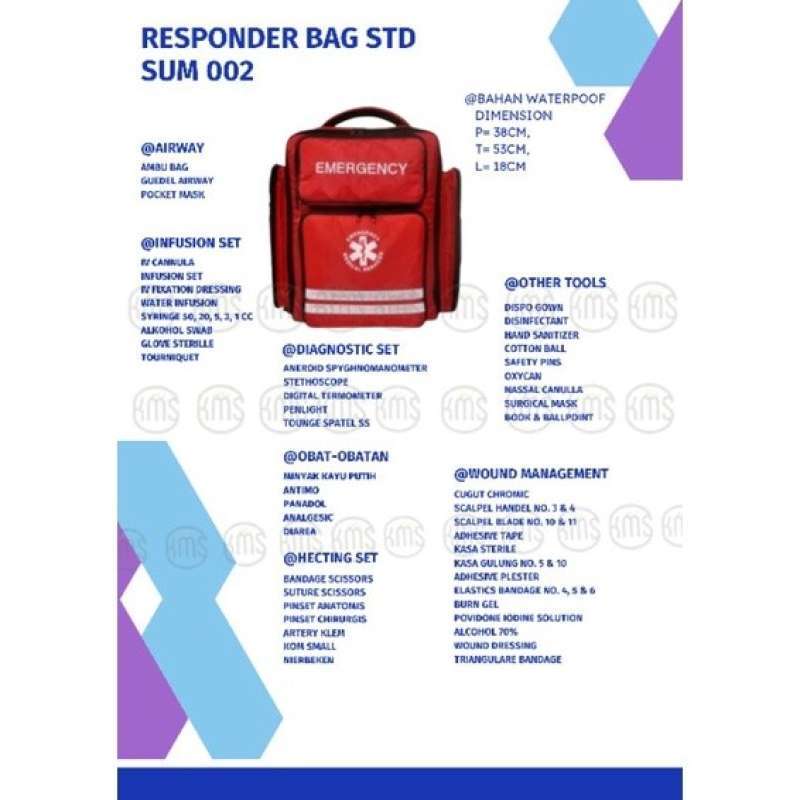 Jual Emergency kit set atau responder bag di Seller Laris Plaza - Cengkareng Timur, Kota Jakarta ...