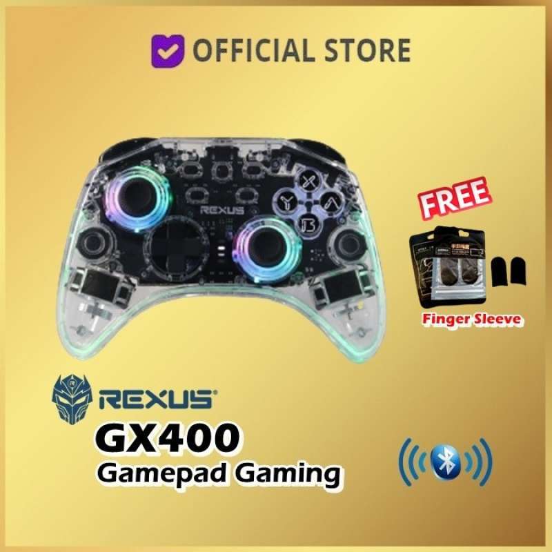 Jual Rexus Gx400 Gamepad Wireless Bluetooth Gaming Joystick Gx-400 Di ...