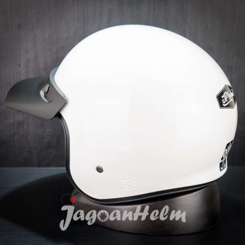 Promo Jpx Helm Jp Signature So Solid | Broken White | Retro Classic ...