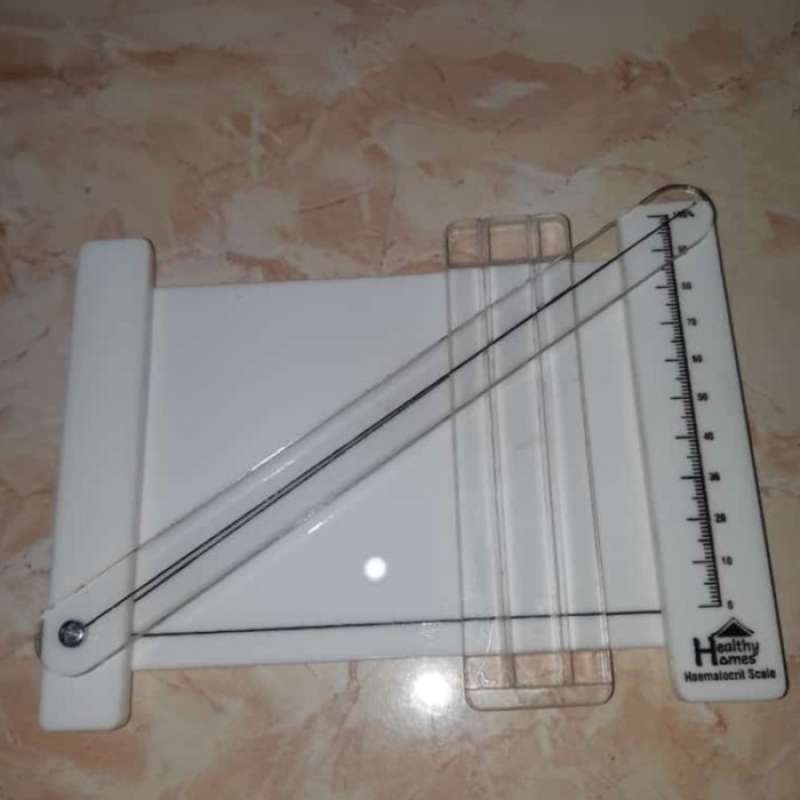 Jual Alat Hitung Hematokrit / Skala Hematokrit / Haematocrit Scale ...