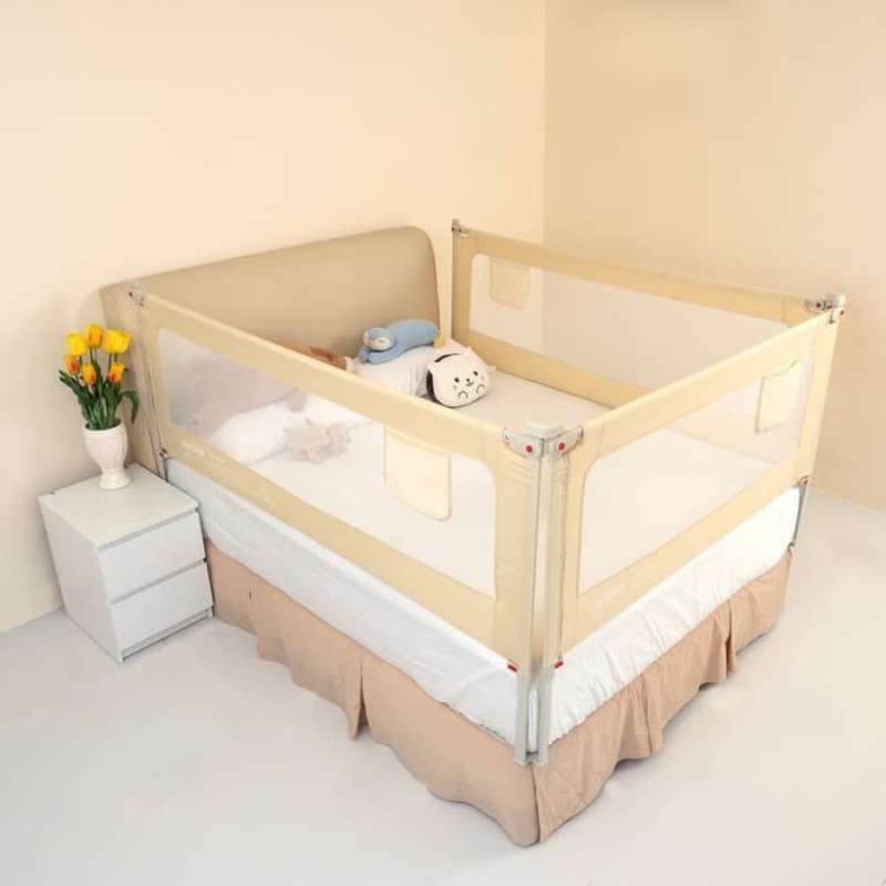 Promo Skida 200cm Extra Tall Bedrail Pagar Ranjang Kasur Bayi Bed Guard ...