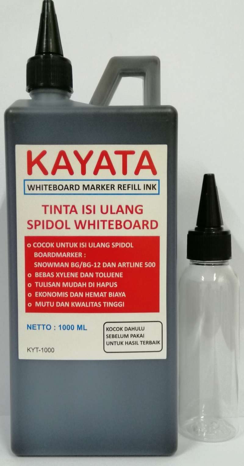 Jual Tinta Isi Ulang Spidol Whiteboard Kayata Ukuran Besar Literan 1 ...