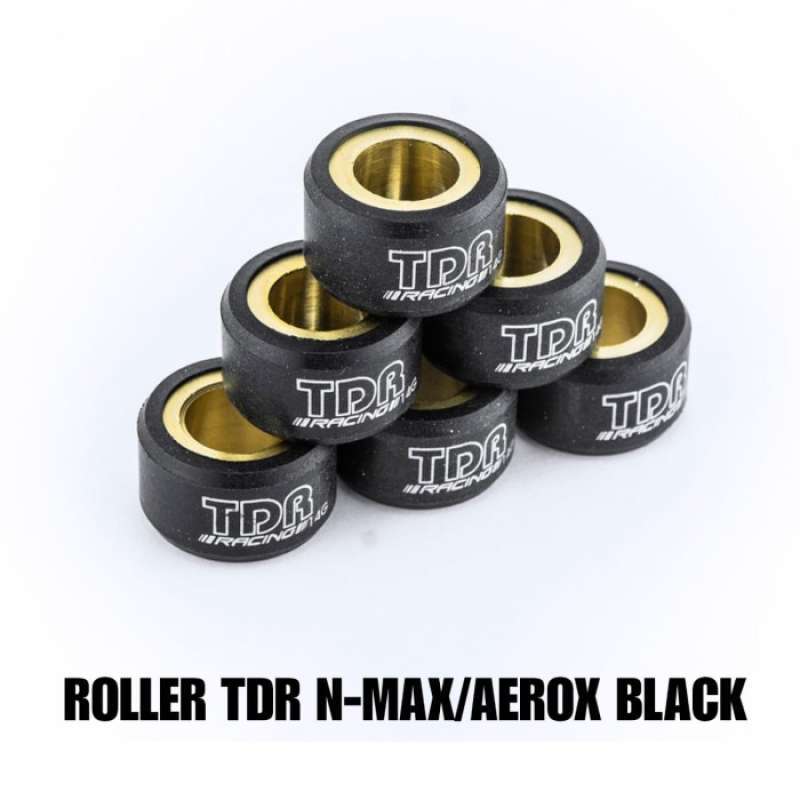 Promo Roller Cvt Racing Tdr Black Teflon Yamaha Nmax 155 / Aerox 155 ...