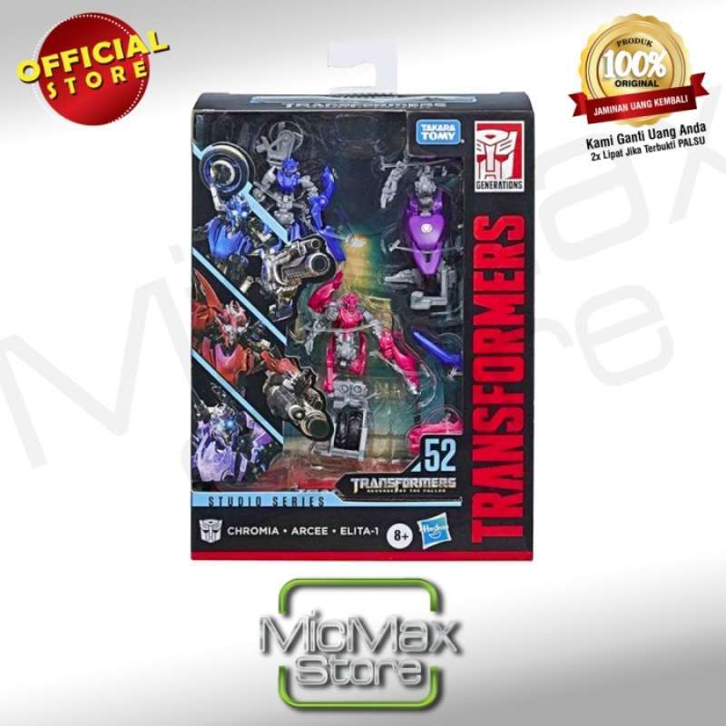 Promo Transformers Studio Series 52 Deluxe Revenge Chromia Arcee Elita ...