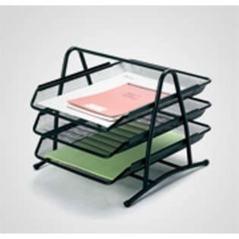 Jual Rak Surat Letter Tray Jaring Letter Paper Document Tray 3 Susun ...