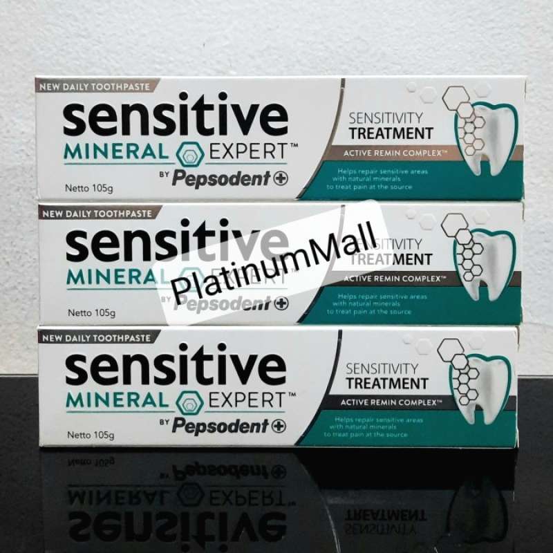 Jual Pepsodent Sensitive mineral expert SENSITIVITY TREATMENT 105g di ...