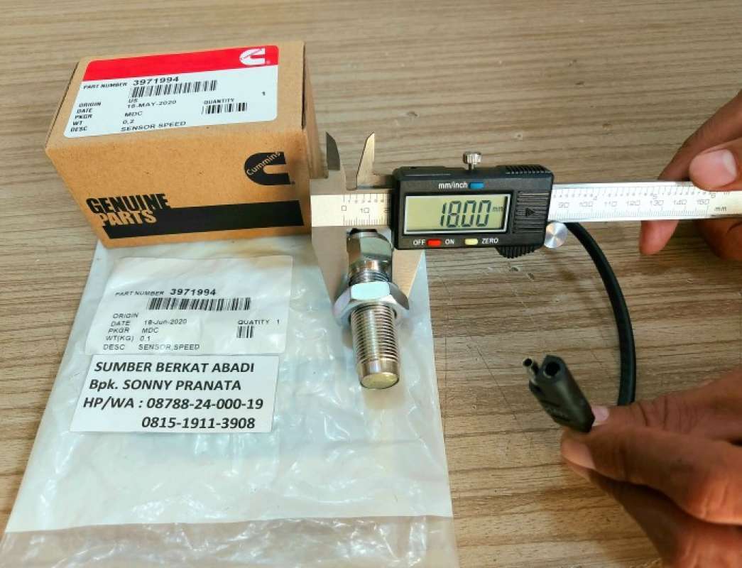 Jual CUMMINS 3971994 MPU ENGINE SPEED SENSOR MAGNETIC PICK-UP UNIT di ...