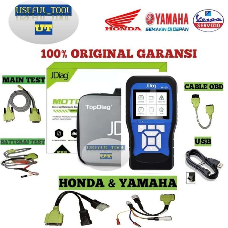 Jual Scanner Motor Injeksi Jdiag M100 Honda Yamaha & Obd2 Di Seller ...