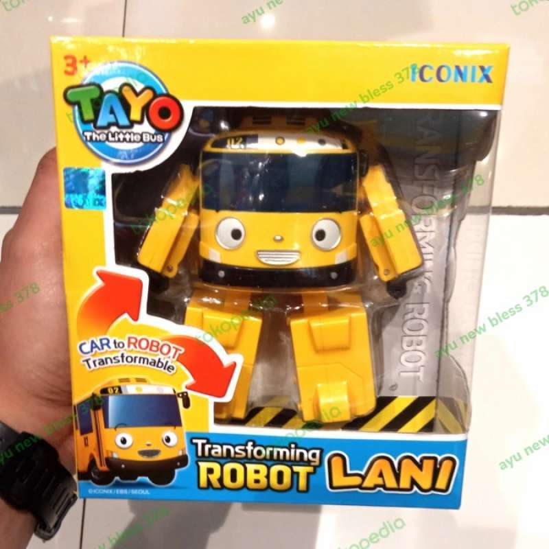 Promo TAYO The Little Bus Transforming Robot LANI Bus Tayo Lani Robot ...