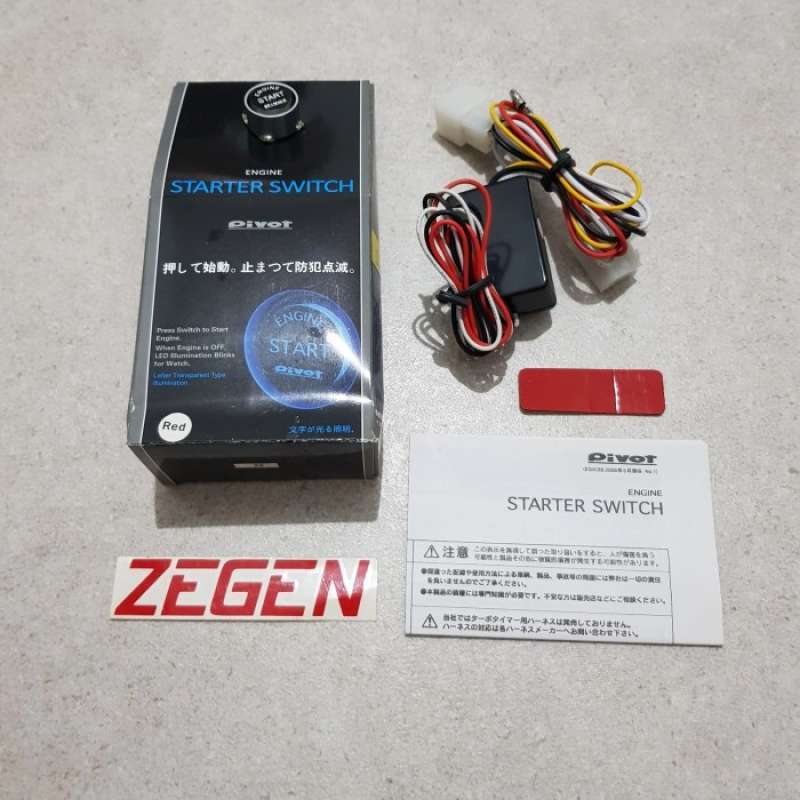 Promo Pivot Engine Starter Switch Red Engine Start High Quality Diskon 23% Di Seller Tokotomotif ...