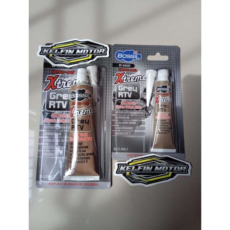 Jual Lem Bossil Xtream Warna Grey Cocok Untuk Mesin 85gr 38gr 85 Gram ...