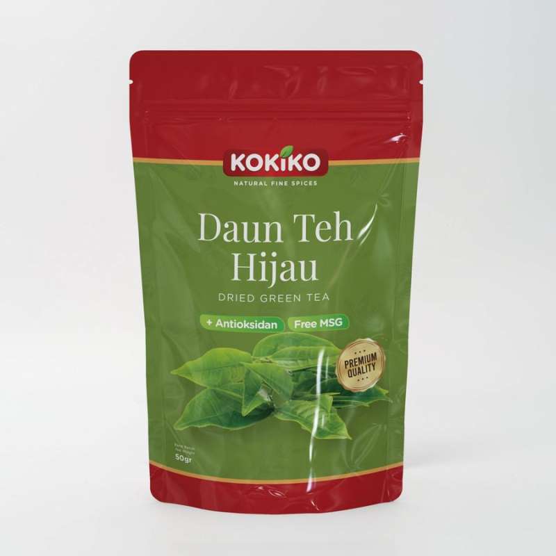 Jual DAUN TEH HIJAU KERING KOKIKO - Pouch Kecil 50 gram di Seller ...