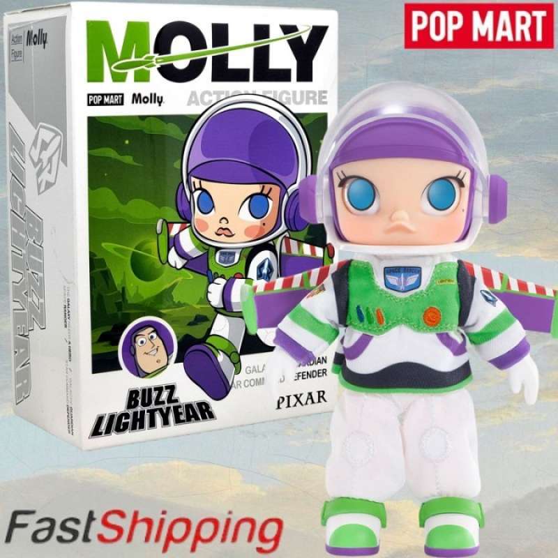 Promo Pop Mart Molly X Toy Story Buzz Lightyear Bjd Action Figure Doll ...