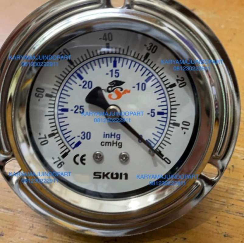 Jual Vacuum Pressure Gauge 2,5 inch / Vacuum Gauge 2,5 SKON Model PAYUNG di Seller Himaga Store ...