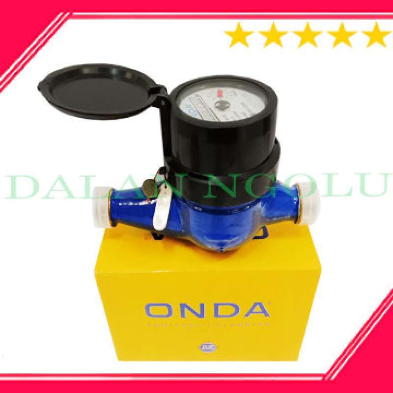 Jual water meter SNI PDAM merk ONDA 1/2 inch-jual meteran air bersih di ...
