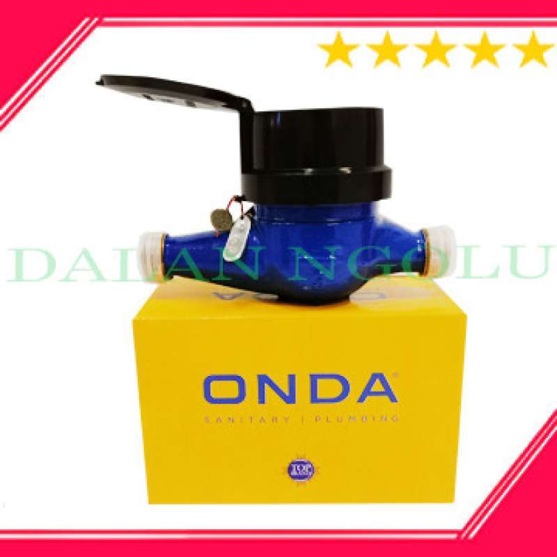 Jual water meter SNI PDAM merk ONDA 1/2 inch-jual meteran air bersih di ...