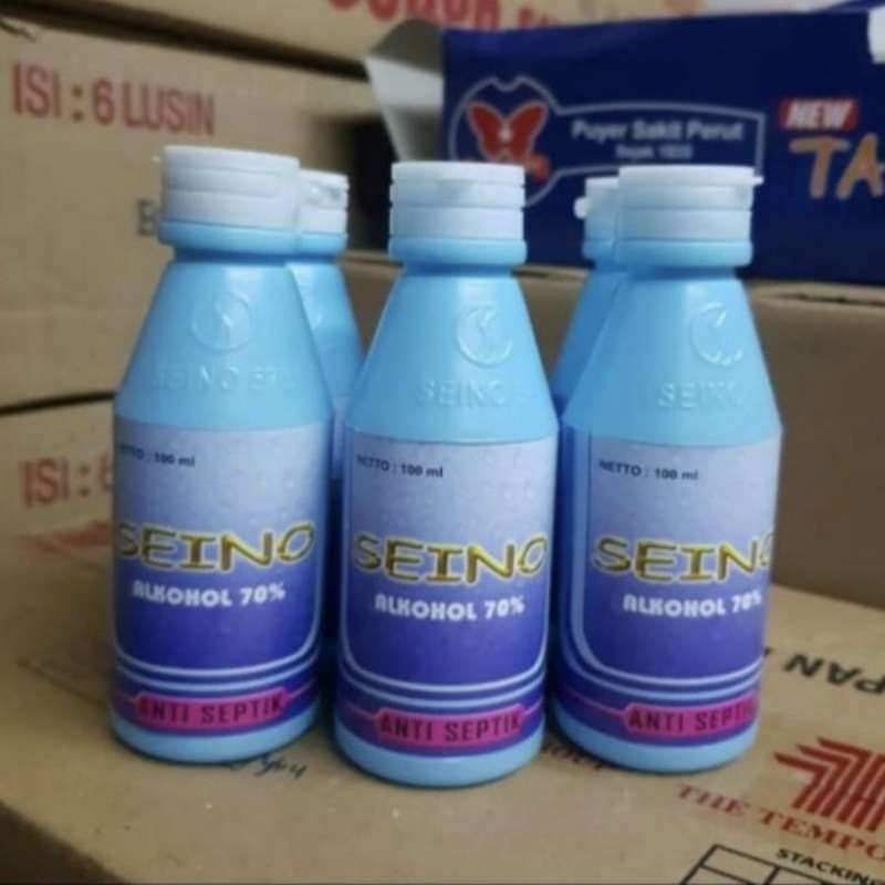 Jual Alkohol 70% Pembersih Luka Botol Isi 100ml Di Seller Grosir Hemat ...
