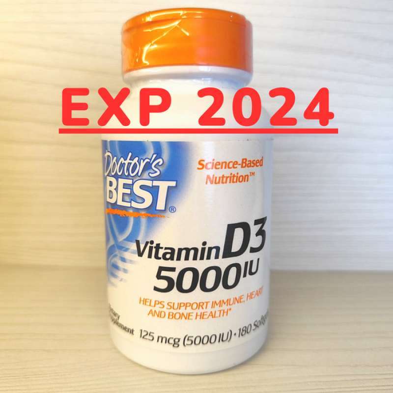 Promo Doctor'S Best Vitamin D3 5000 Iu 180 Softgels Diskon 23% di Seller KSM Store - Kalibata ...