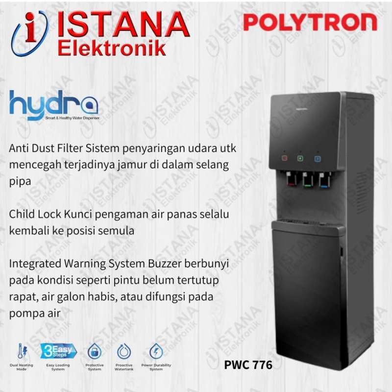 Jual Polytron Water Dispenser Galon Bawah/bottom Loading Pwc 776 Di ...