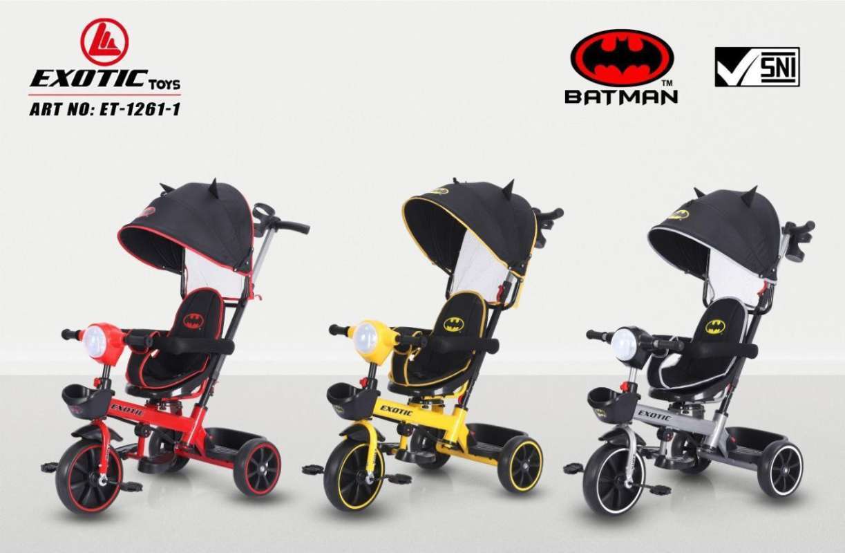 Jual Sepeda Roda Tiga Anak Exotic Et1261-1 Music & Light Kursi Putar ...