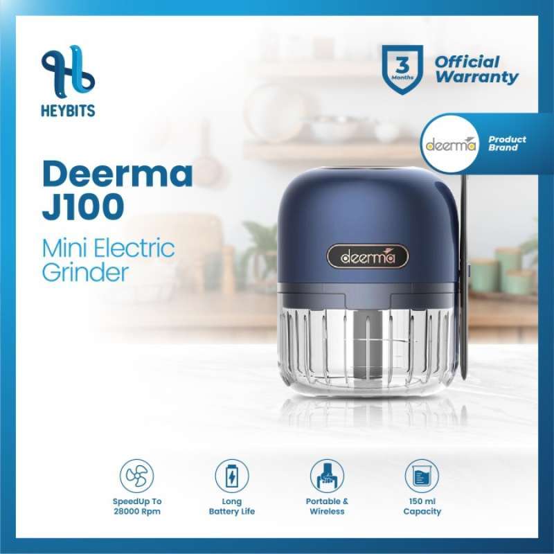 Jual Deerma Js100 Garlic Grinder Mini Elektronik Penggiling Daging Sayuran Di Seller Kitchen ...