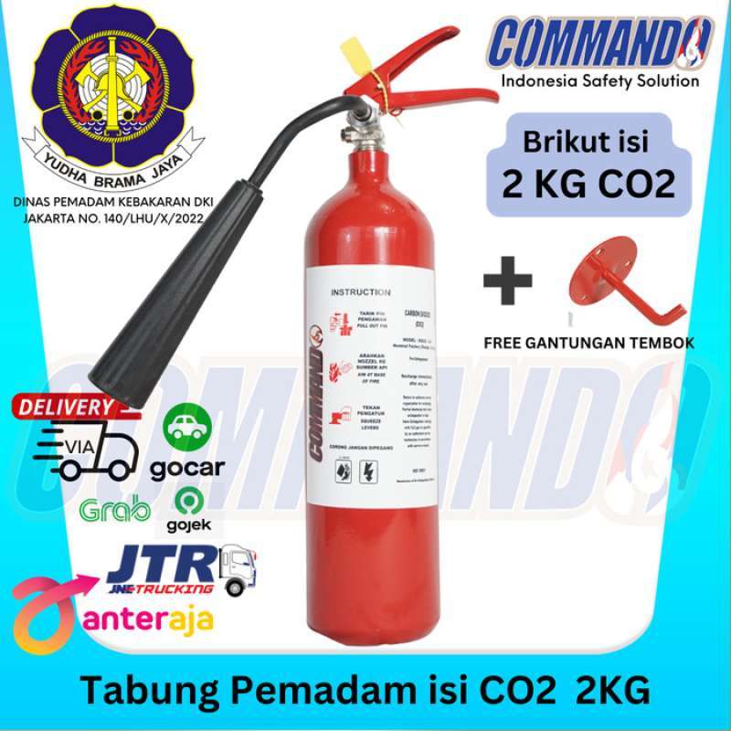 Jual Tabung APAR Uk. 2 KG + isi CO2 di Seller Himaga Store - Kalibata ...