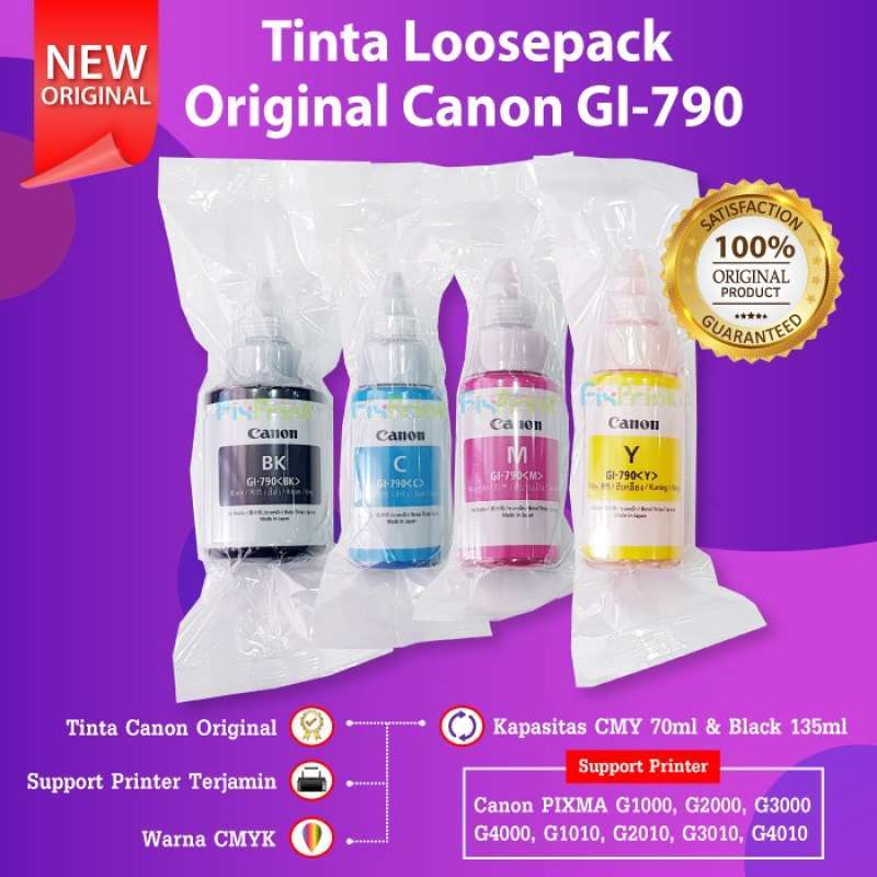 Promo TINTA PRINTER CANON G1010 G2010 G3010 G1000 G2000 BLACK & COLOR ...