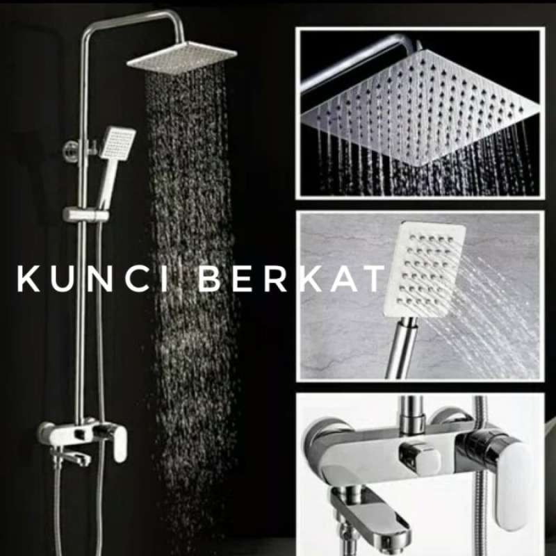 Promo Shower Coloum/Sower Tiang/Kotak/Minimalis/Stainless/Kuningan/3 in 1 Diskon 23% di Seller ...
