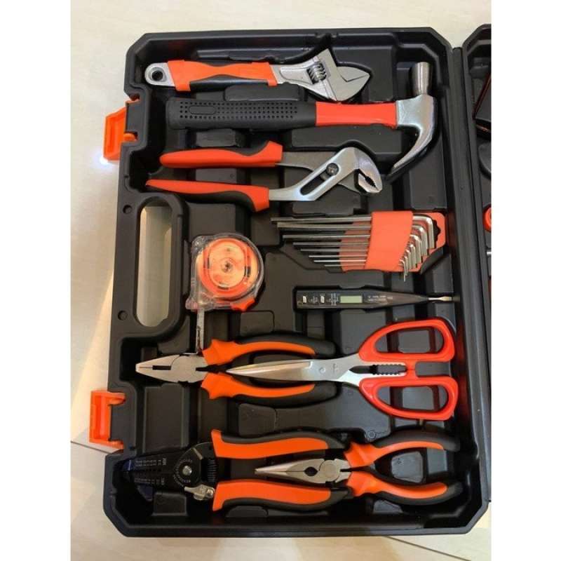 Promo Toolset Toolkit Toolbox Tool Set Tool Kit Tool Box 100pc Perkakas ...