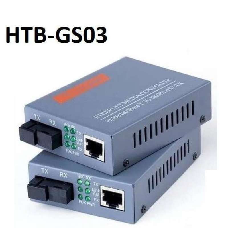 Promo HTB GIGABIT 10 100 1000MBPS NETLINK A+B SINGLE MODE Diskon 23% di ...