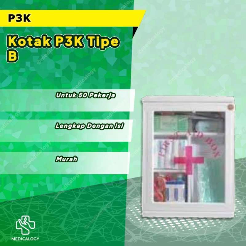 Jual Lemari Kotak P3K Tipe B Lengkap Dengan Isi Untuk 50 Pekerja di ...