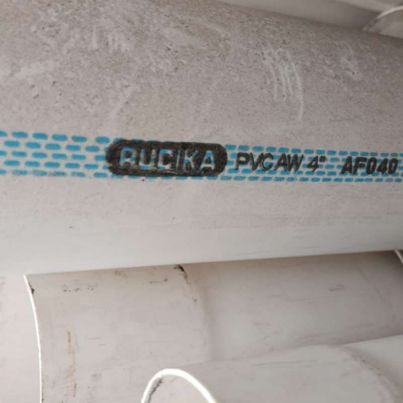 Promo Pipa Pvc Paralon Pralon Rucika Aw 4 Inch Eceran Diskon 33% di ...