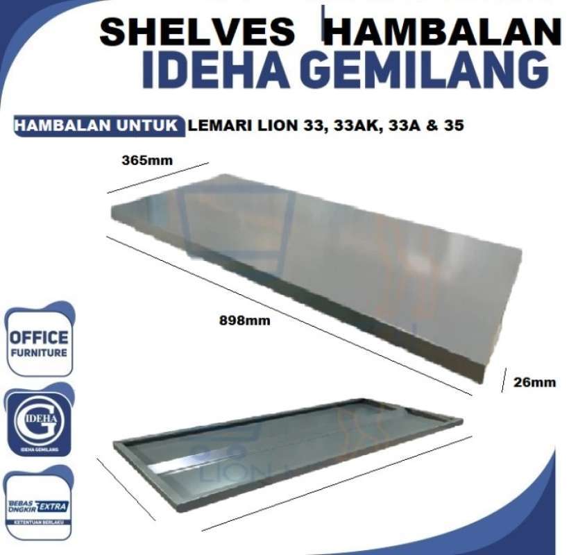 Promo Hambalan Atau Shelves Lemari Lion Diskon 23% Di Seller Sejahtera ...
