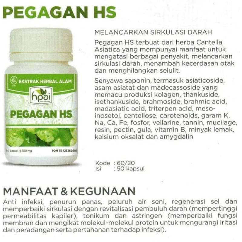 🎉 Promo Pegagan Hs Hni || Obat Herbal Untuk Memperlancar Peredaran ...