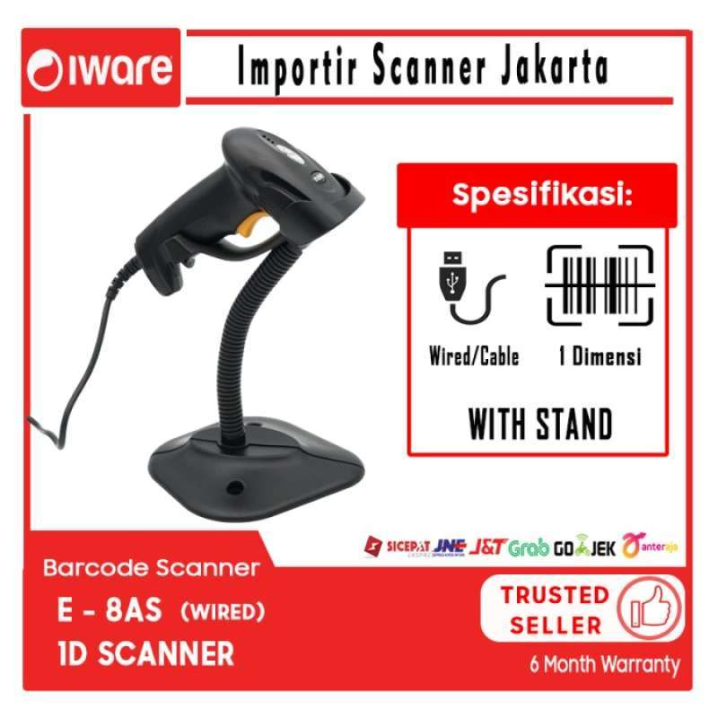 Promo Barcode Scanner Iware 1d 2d Usb Bluetooth Wireless High Sensitif ...