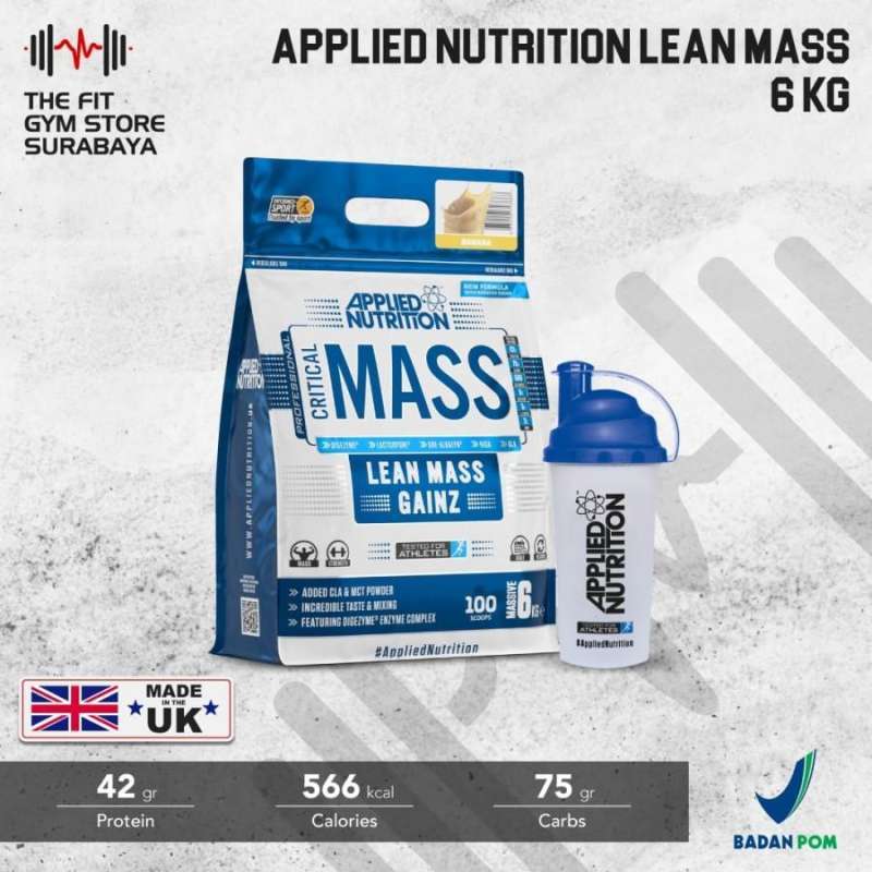 Jual Applied Nutrition Critical Mass Lean Mass Gainz 6Kg Lean Bulk Mass ...