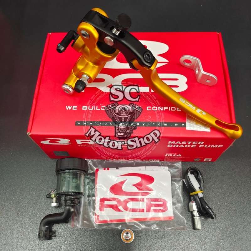 Promo Master Rem Kanan Rcb Radial S1 Long Lever 14mm + Switch Rem ...