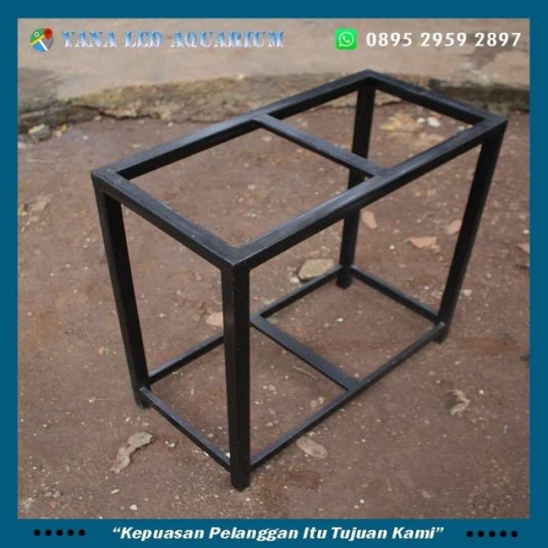 Promo Rak Besi Aquarium P 60cm L35 T70 Besi Hollow 3x3 Diskon 33% Di ...