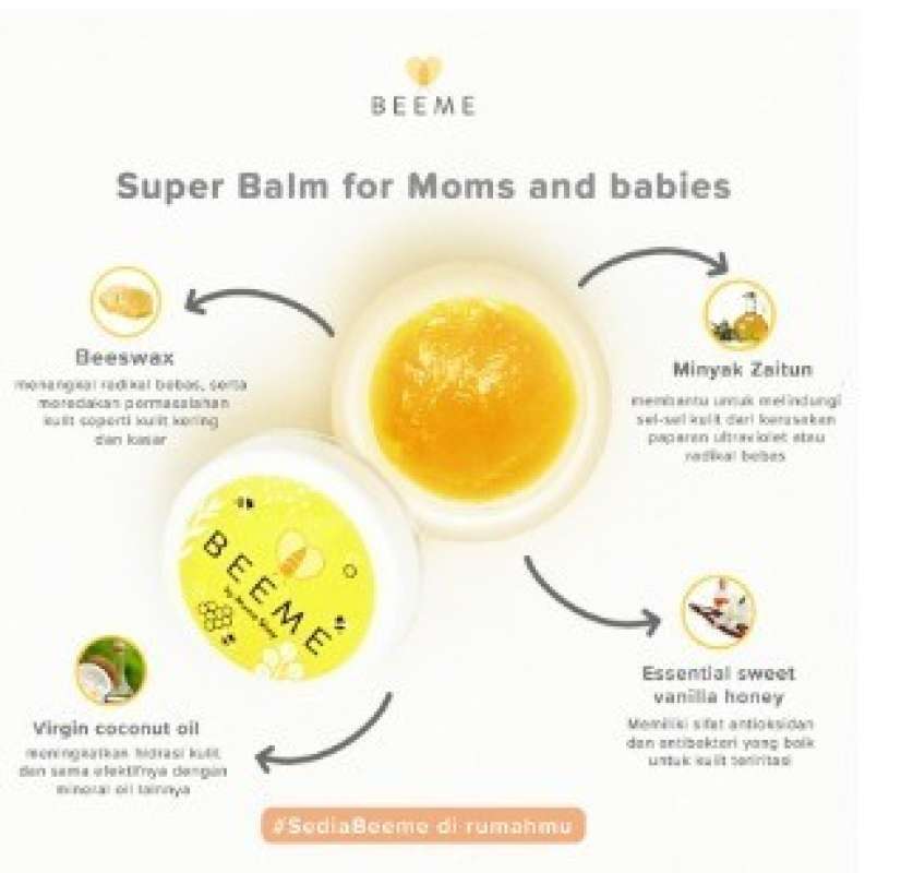 Jual Beeme Bee Me Nourishing Balm 15g - Skincare Ibu & Anak Di Seller ...