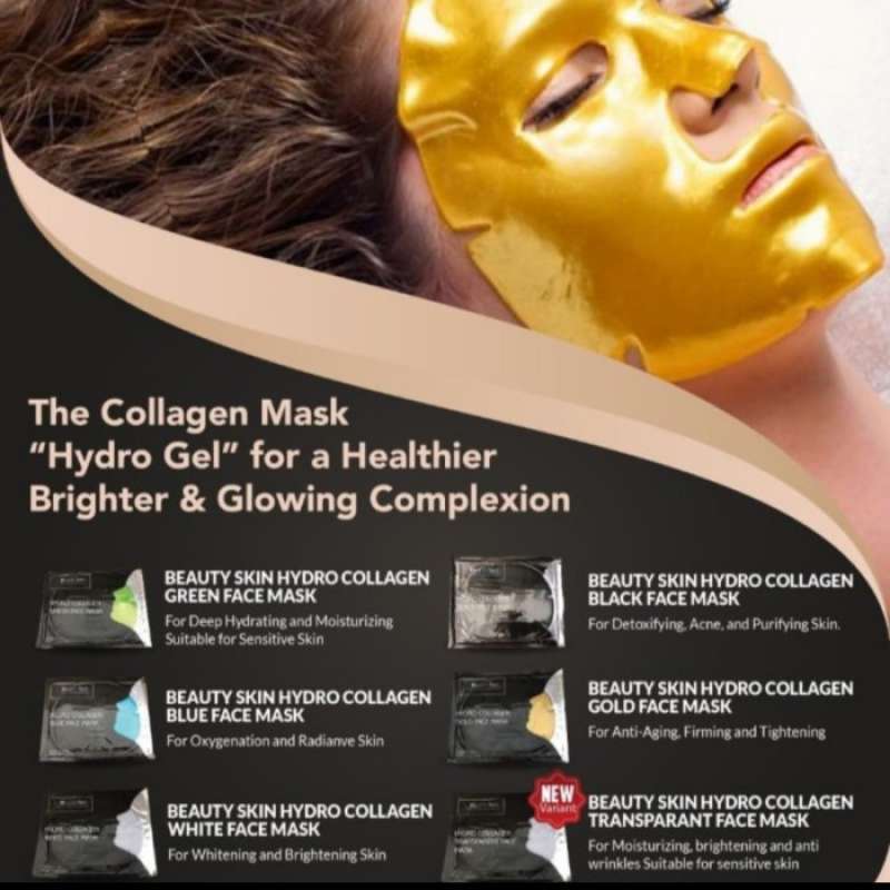 Promo Beauty Skin Hydro Collagen Face Mask 60gr Masker Topeng Wajah ...