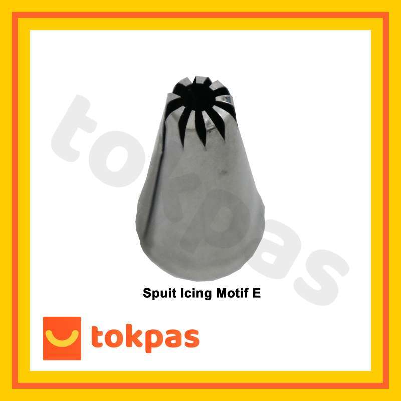 Jual Spuit Icing Dekorasi Kue Sus Daun Aluminium Piping Lokal Besar ...
