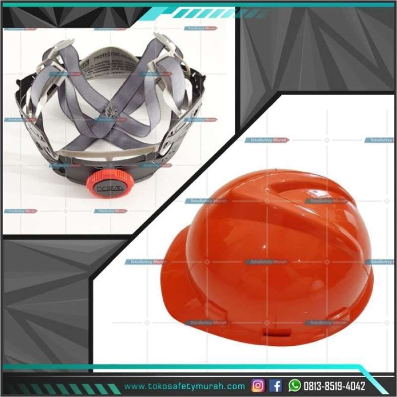 Promo Helm Safety Helm Proyek SNI MSA Lokal + Fastrack Diskon 23% di ...